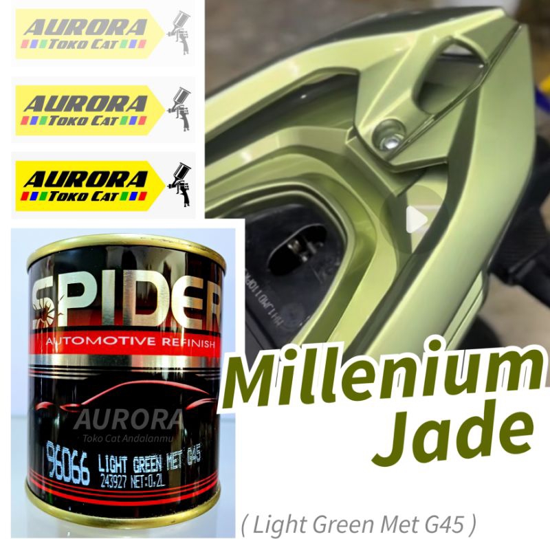Jual Cat Millenium Jade SPIDER Light Green Met G45 Milenium Melenium ...