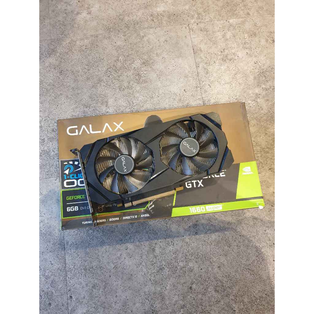 Jual GALAX GEFORCE GTX 1660 SUPER 1-CLICK OC 6GB GDDR6 192BIT NVIDIA ...