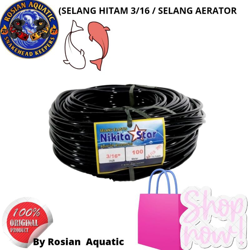 Jual SELANG HITAM 3/16 / SELANG AERATOR | Shopee Indonesia