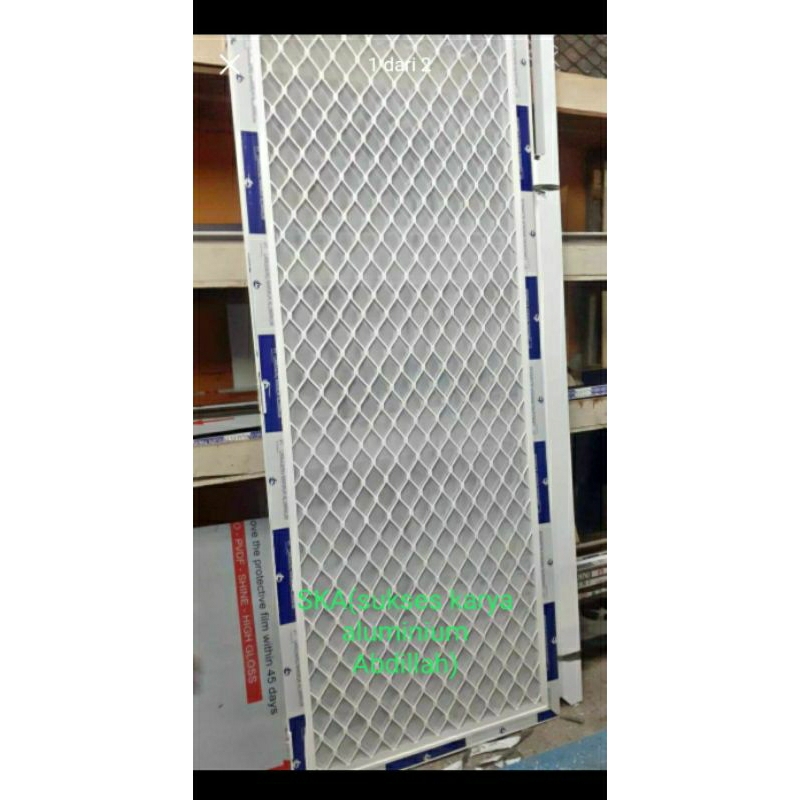 Jual Pintu ALUMINIUM KASA Kawat nyamuk (expanda) UK T200xL70 komplit ...