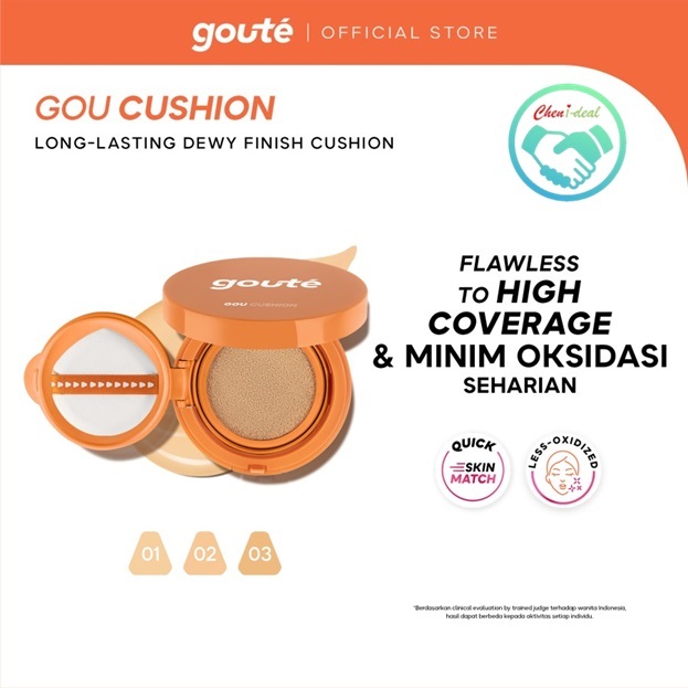 Jual gouté Goucushion - Dewy Finish Cushion | Long-lasting up to 12H ...