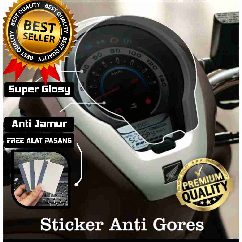 Jual STIKER SPIDOMETER SCOOPY ANTIGORES SPEEDO METER SCOOPY 2021-2024 ...