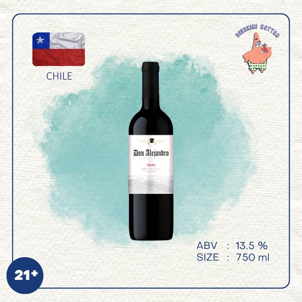 Jual Don Alejandro Merlot 750ml | Shopee Indonesia