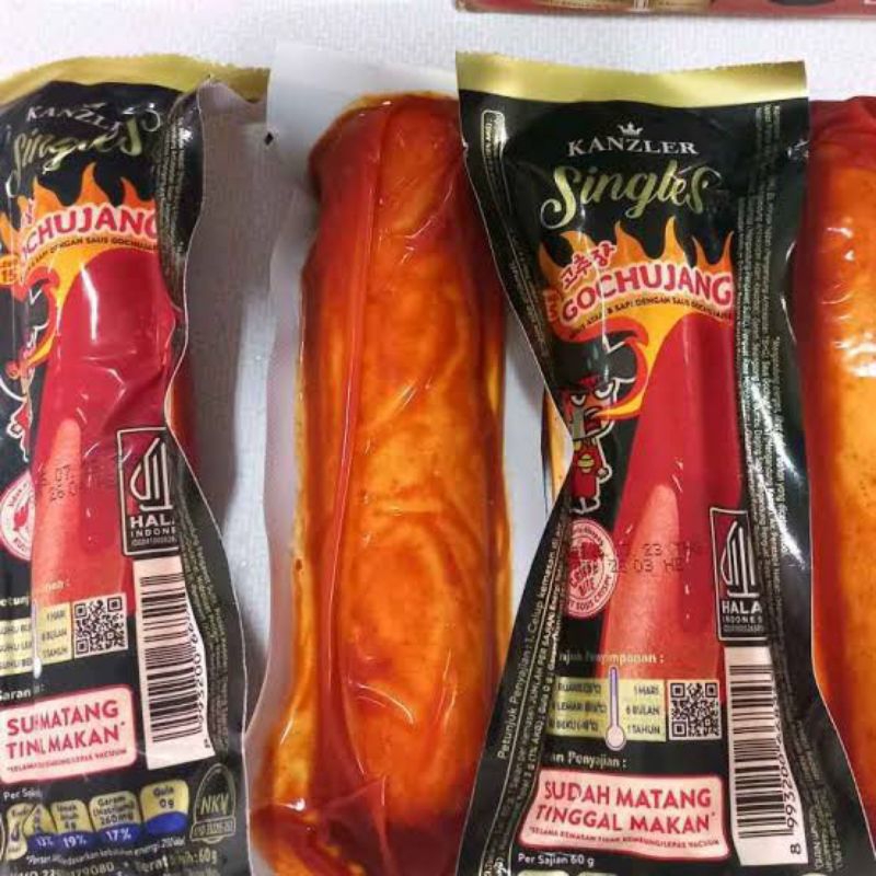 Jual Sosis Kanzler Singles Rasa Gochujang (1 box isi 12) | Shopee Indonesia