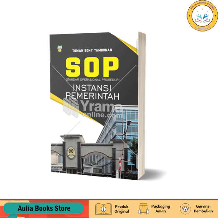 Jual Buku Buku SOP (Standar Operasional Prosedur) Instansi Pemerintah ...