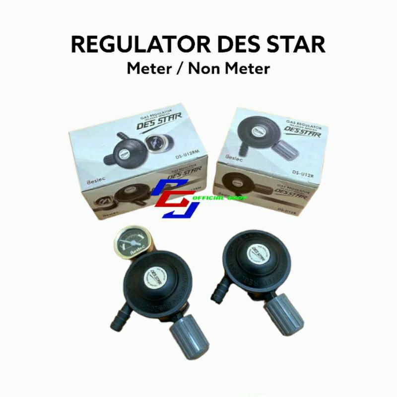 Jual SNI REGULATOR GAS LPG TEKANAN RENDAH DES STAR METER / DESSTAR NON ...