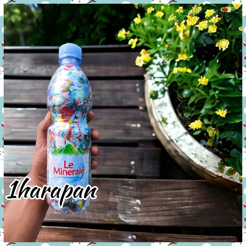 Jual Ecobrick ekobrik botol 600ml berat 200-250 gram | Shopee Indonesia