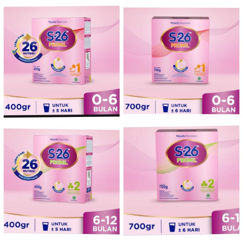 Jual s26 promil 1 dan 2 400g dan 700g | Shopee Indonesia