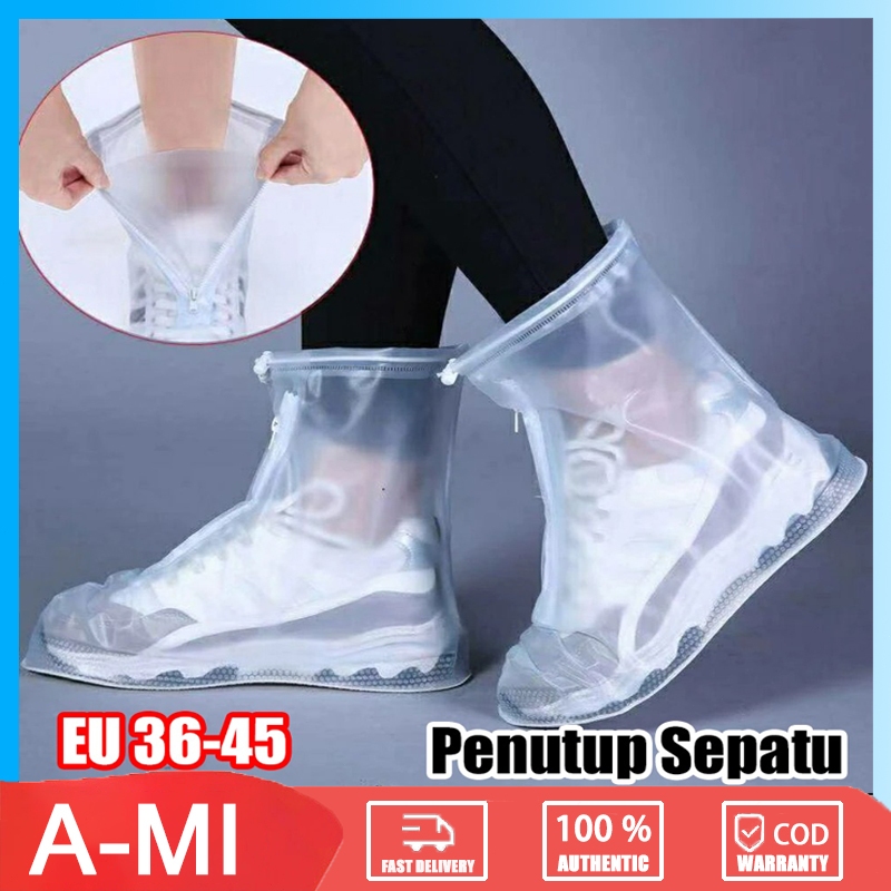 Jual EU 36-45 Penutup Sepatu Tahan Hujan PVC Penutup Sepatu Hujan ...
