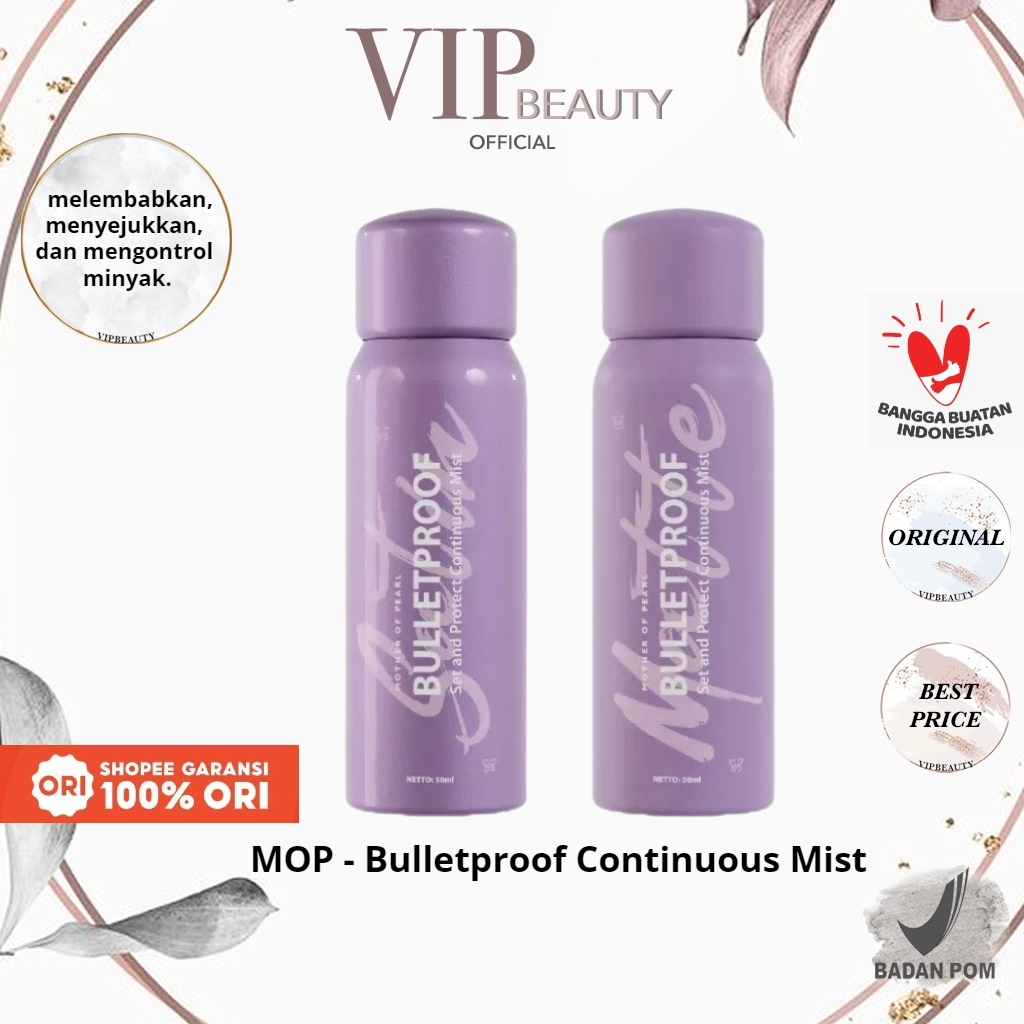 Jual MOTHER OF PEARL MOP - Bulletproof Set and Protect Continuous Mist ...