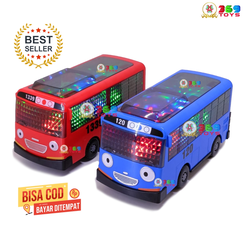 Jual MAINAN BUS TAYO EDUKASI BERNYANYI BUS TAYO LAMPU MUSIK TERBARU LAGU HEY TAYO | Shopee Indonesia