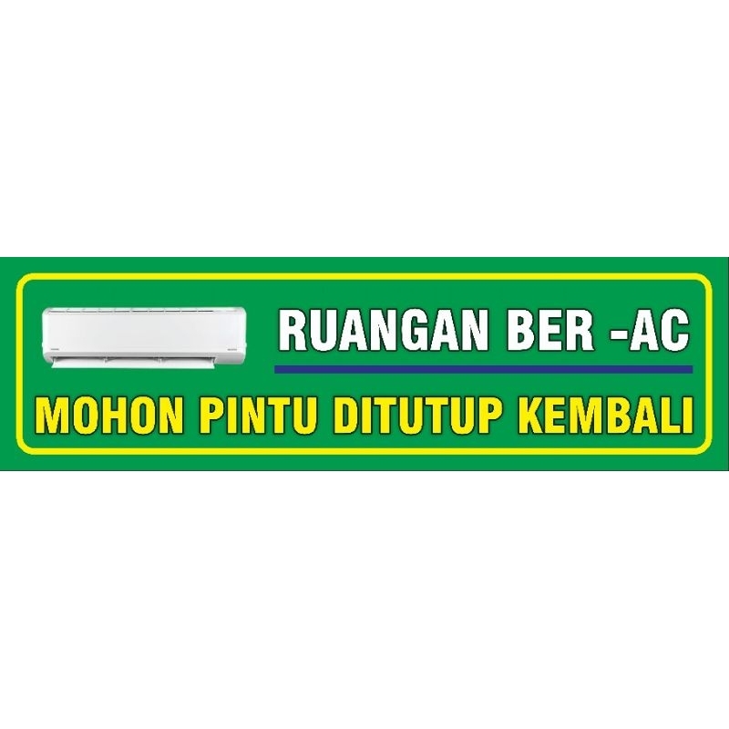 Jual Stiker Ruangan BER-AC Vynil | Shopee Indonesia