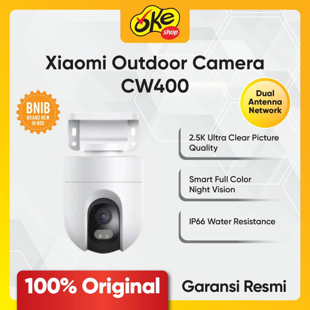 Jual Xiaomi Outdoor Camera CW400 | Resolusi 2.5K | IP66 tahan | Shopee ...