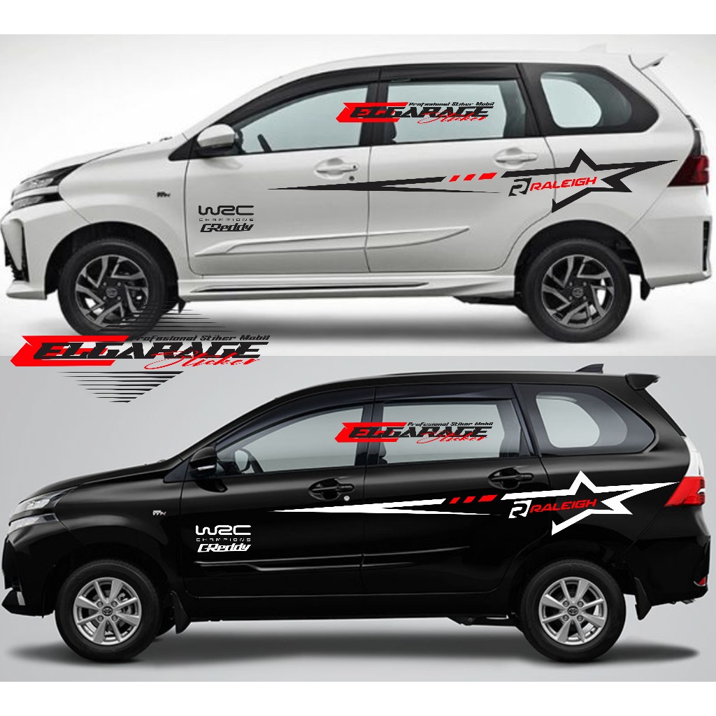 Jual Stiker mobil avanza cutting stiker list body samping raleigh ...