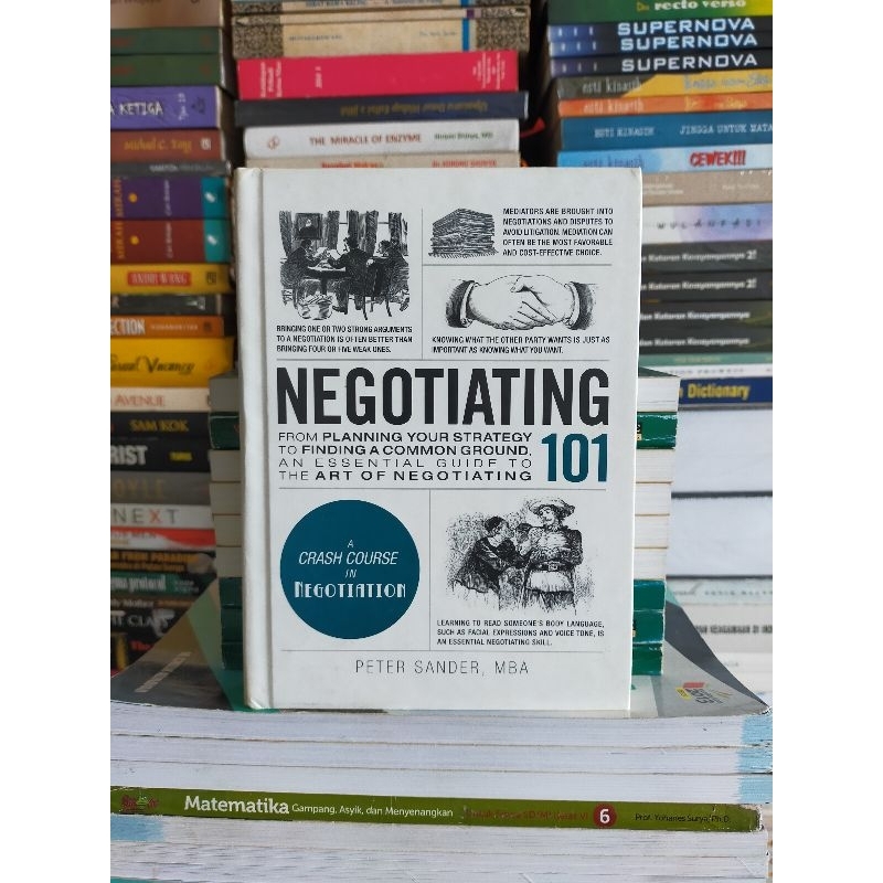 Jual Buku Original (Import) : NEGOTIATING 101 A Crash Course in Negotiation - Peter Sander, MBA ...