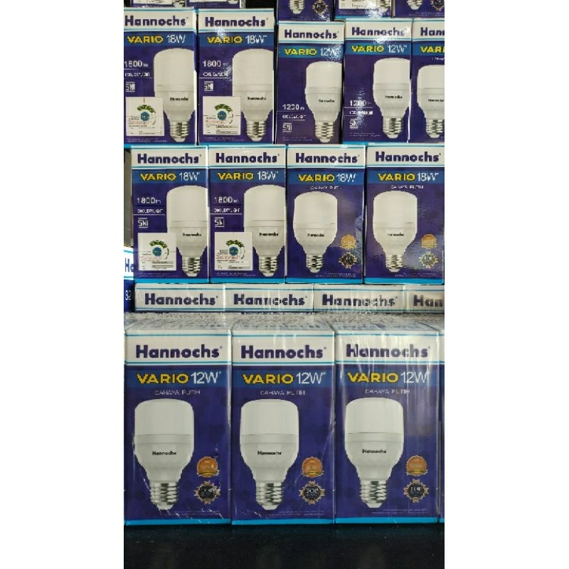 Jual BOLA LAMPU LED / LED KAPSUL BULB VARIO HANNOCHS 50W | Shopee Indonesia