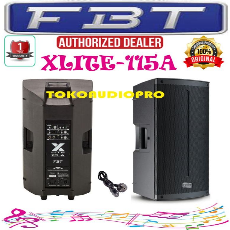 Jual Speaker Fbt XLite 115A 15" 2-way Speaker Aktif Original X-Lite 115A Original | Shopee Indonesia