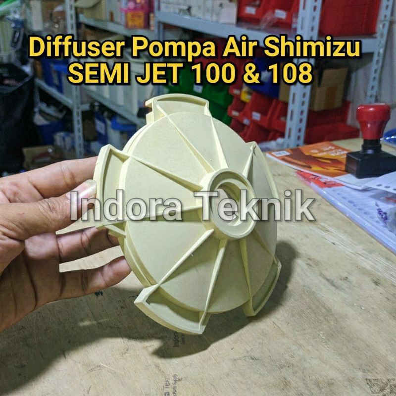 Jual Tutup Kipas / Impeller Pompa Air Shimizu Semi Jet 100 & 108 - Diffuser - Defuser - Spare ...