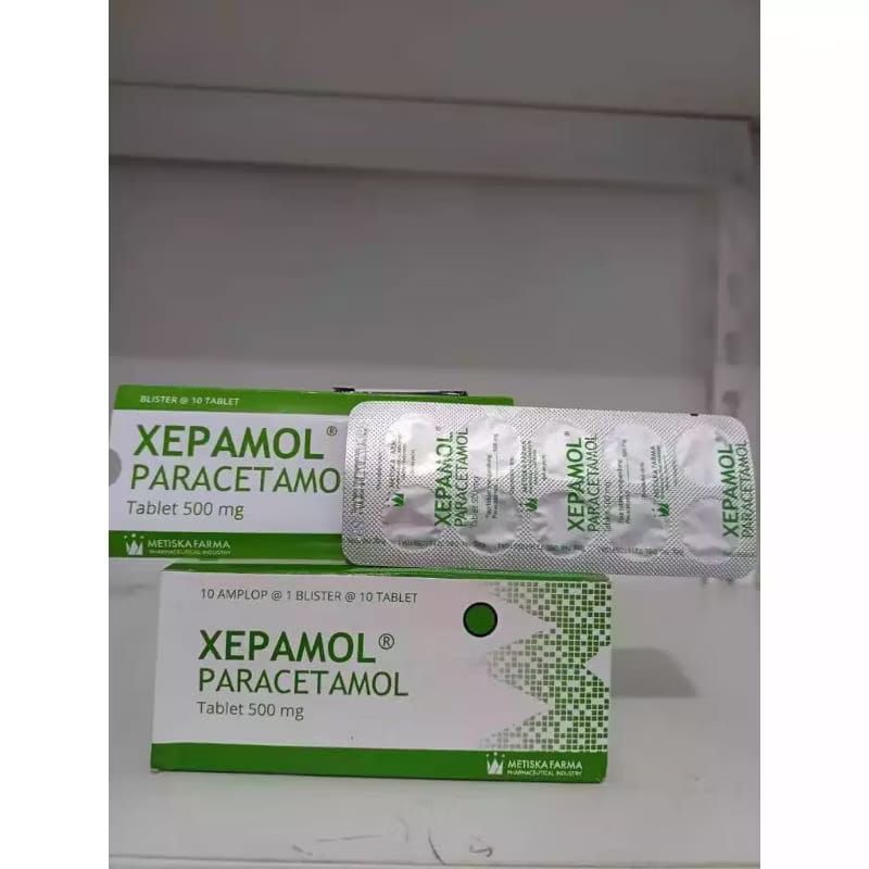 Jual Xepamol (Paracetamol 500mg) @1 strip 10 tablet | Shopee Indonesia