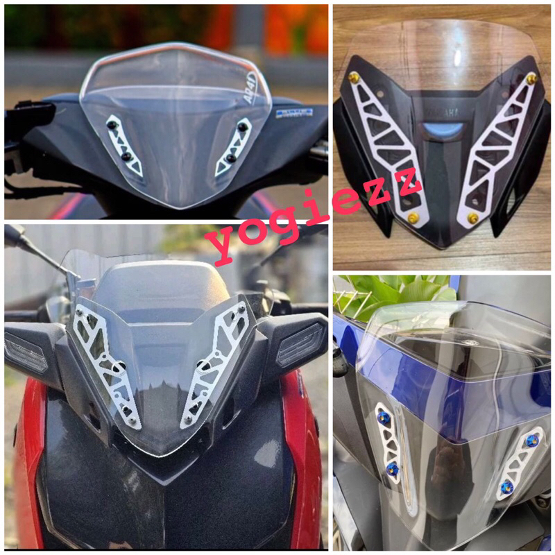 Jual garnish visor yamaha xmax new xmax old aerox lexi lexi LX nmax new ...