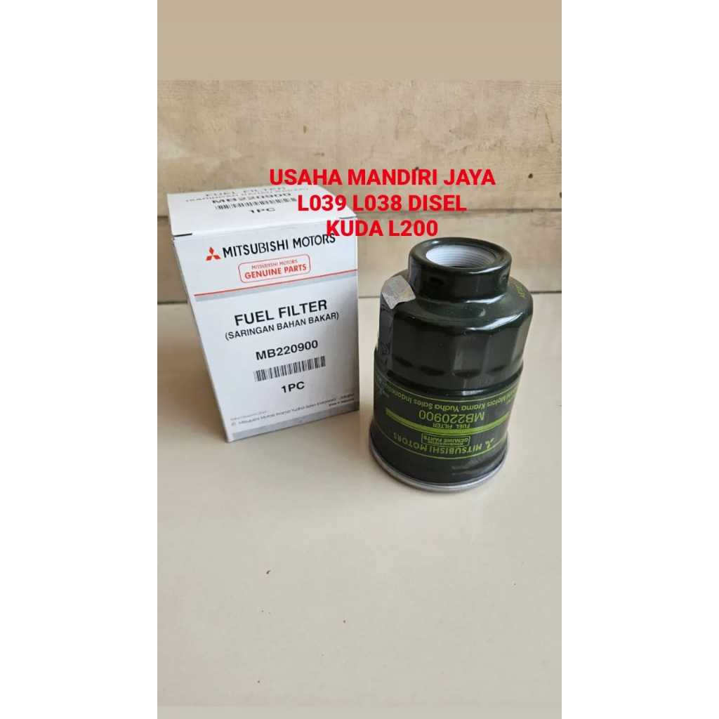 Jual FUEL FILTER L038 KUDA L200 DISEL FILTER SOLAR L039 DISEL MB220900 ...