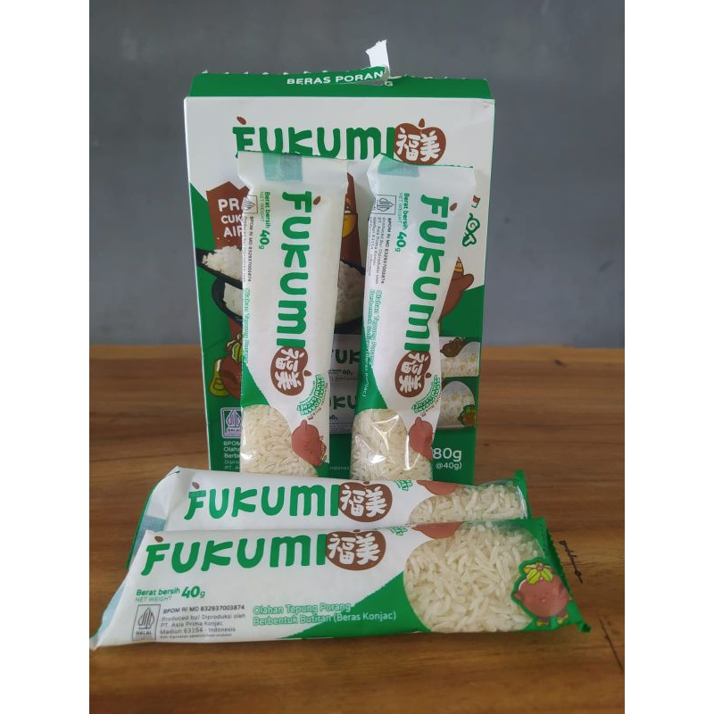 Jual Fukumi Beras Instan Sachet 1's 40g Konjac Rice Langsung Seduh ...