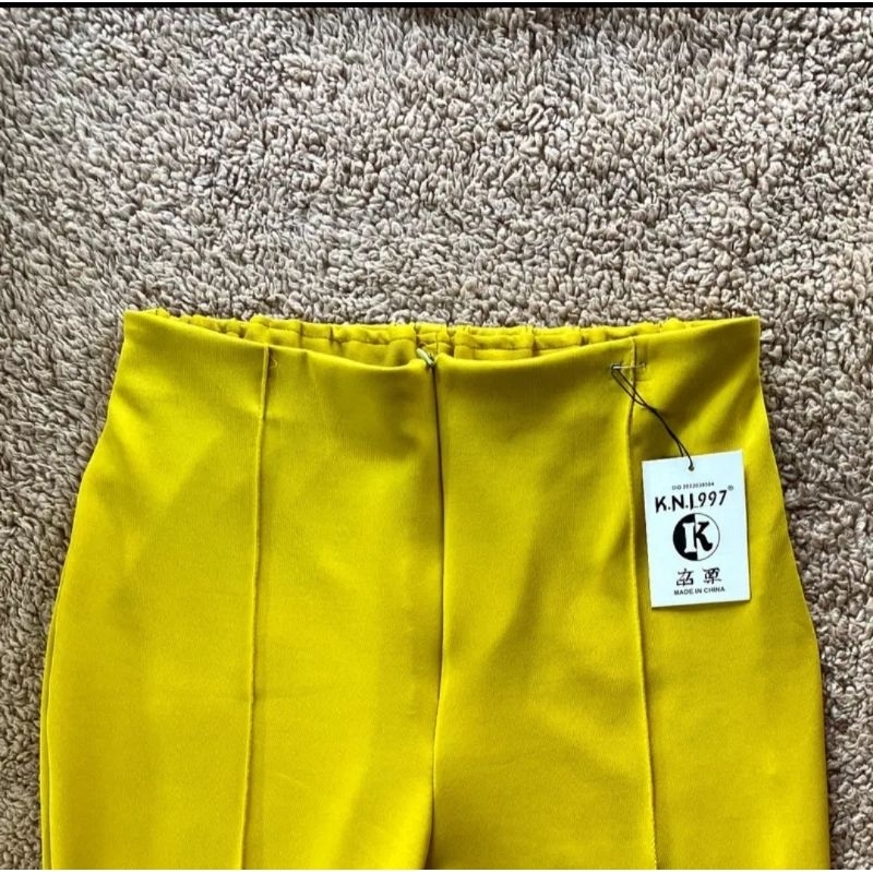 Jual Celana Higwaist Flare pants Celana Panjang Wanita Cutbray kain ...