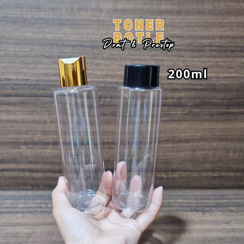 Jual Botol Toner 200ml Botol Plastik PET Botol Make Up Makeup Remover ...
