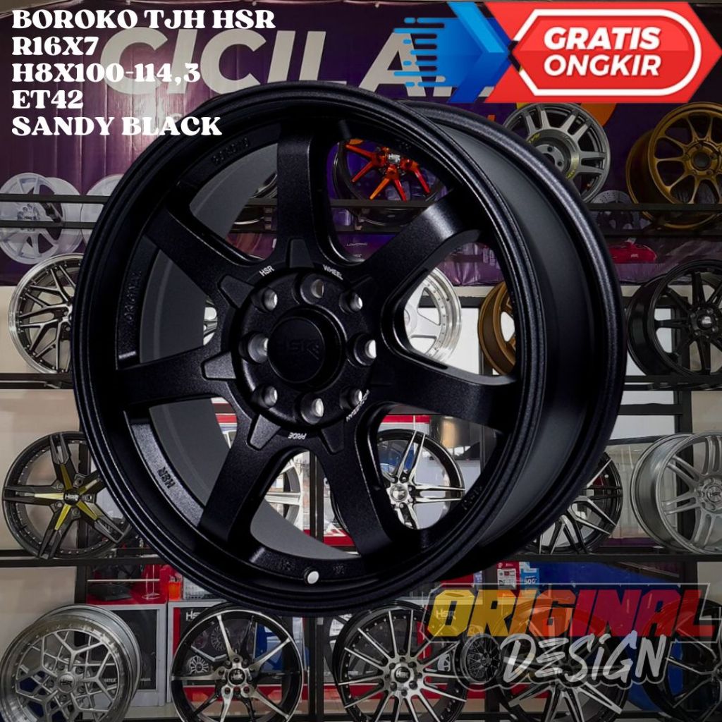 Jual Velg Mobil Ring 16 HSR TJH R16 COCOK UNTUK AVEGA SPLASH MIRAGE COROLLA | Shopee Indonesia