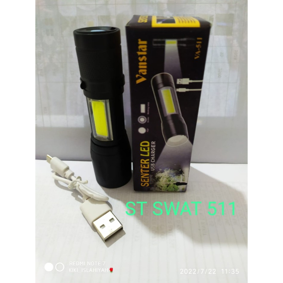 Jual SENTER CAS RECHARGE SWAT MINI LED ZOOM SUPER TERANG POLICE LIGHT | Shopee Indonesia
