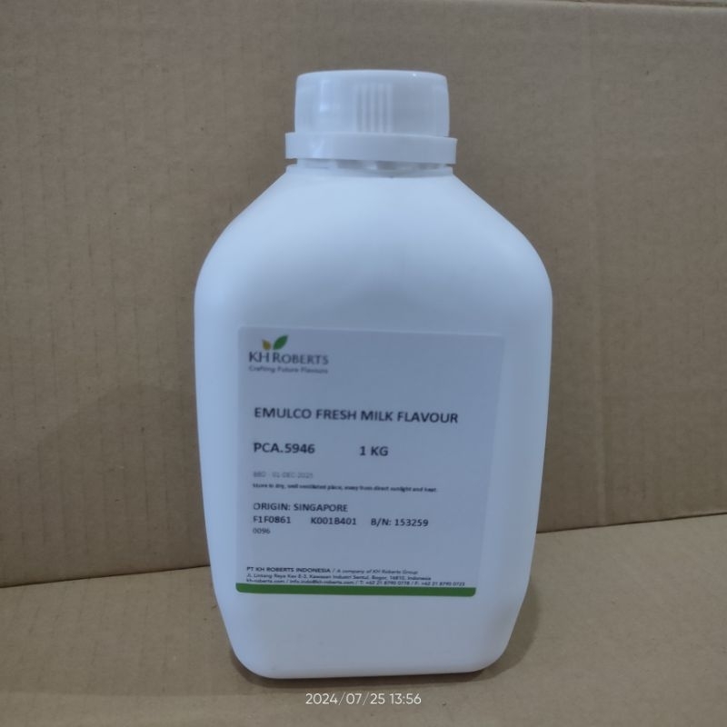 Jual KH ROBERTS EMULCO FRESH MILK FLAVOUR PCA.5946 | Shopee Indonesia