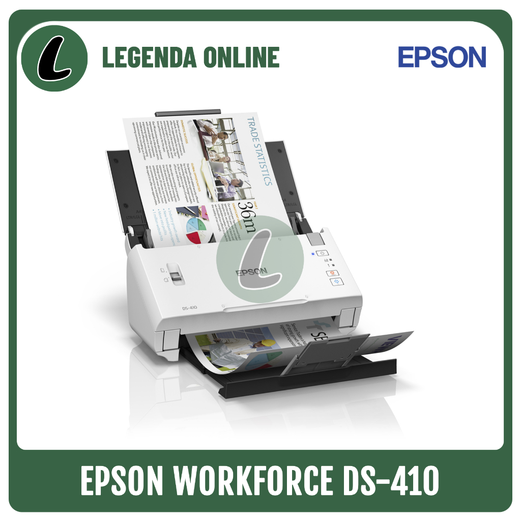 Jual Scanner Epson WorkForce DS-410 DS410 A4 Duplex (Sheet-fed ...
