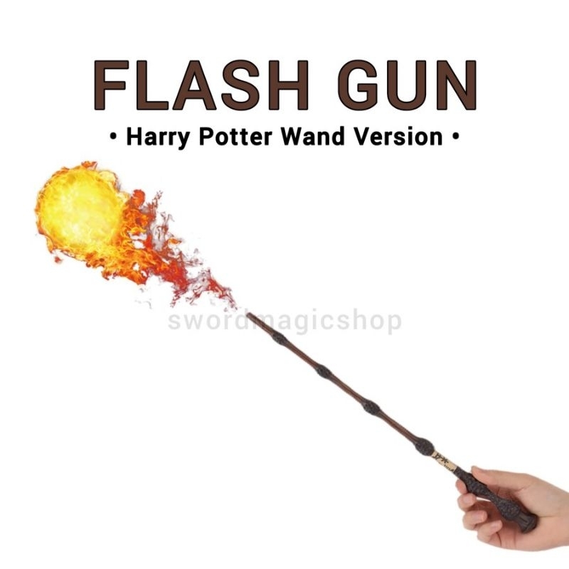 Jual Alat Sulap Flash Gun Harry Potter Wand - Harry Potter Fire Wand ...