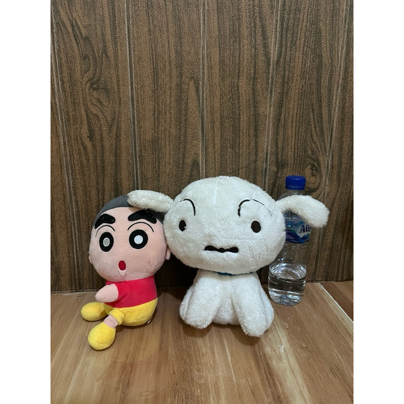 Jual Boneka Sinchan & Shiro Crayon shincan (2pcs) | Shopee Indonesia