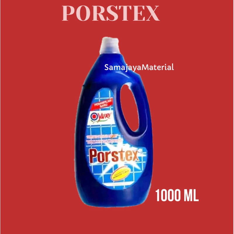 Jual PORSTEX Pembersih Porselen dan lantai. Isi 1000 ml. pengiriman ...