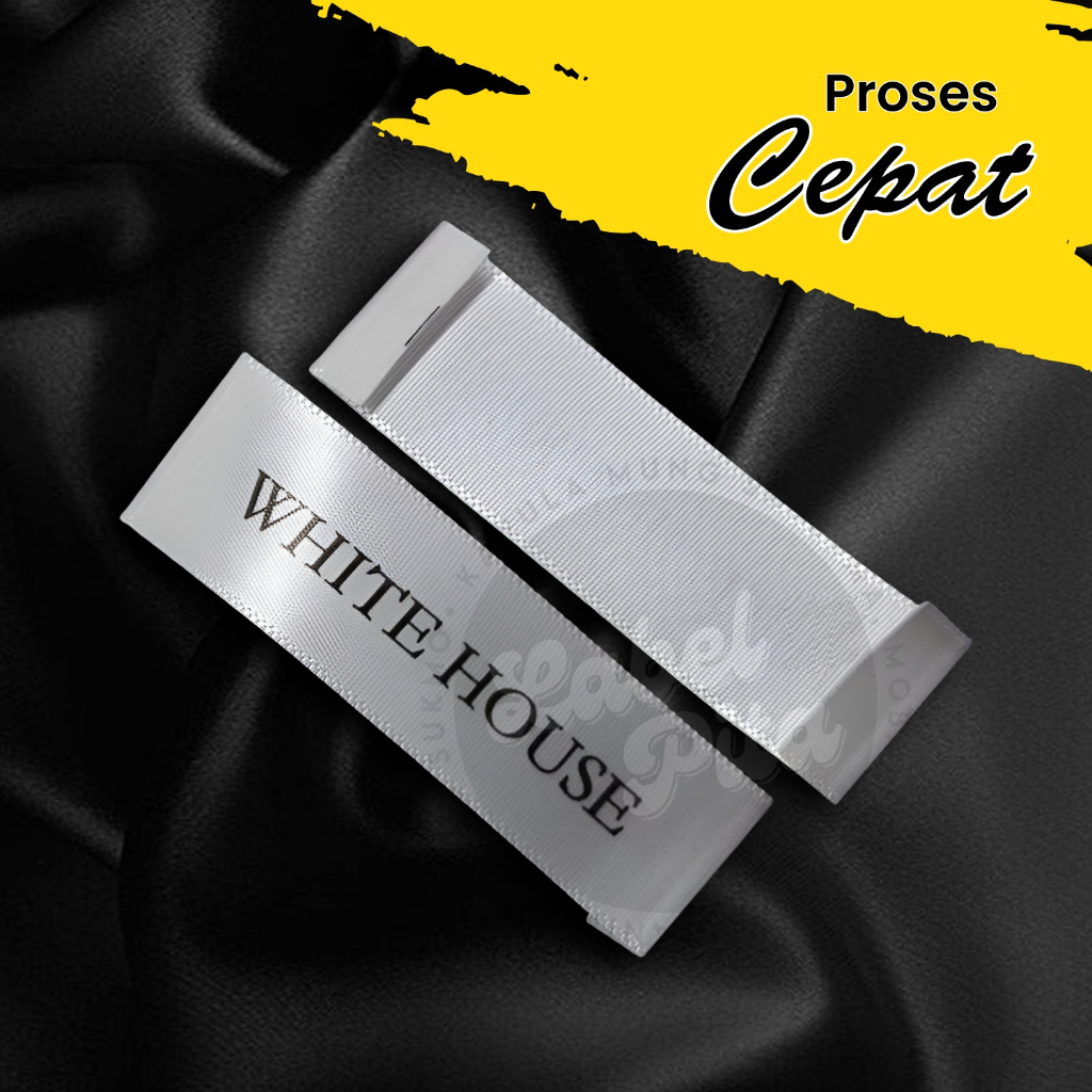 Jual Label Pita Label Baju Label Pakaian Label Custom Label Jahit Label ...