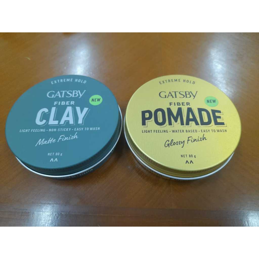 Jual Gatsby Fiber Pomade/Clay 80 G | Shopee Indonesia