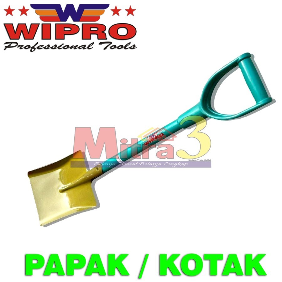 Jual Sekop Heavy Duty WIPRO Model PAPAK Handle Fiber / Skop Pasir ...