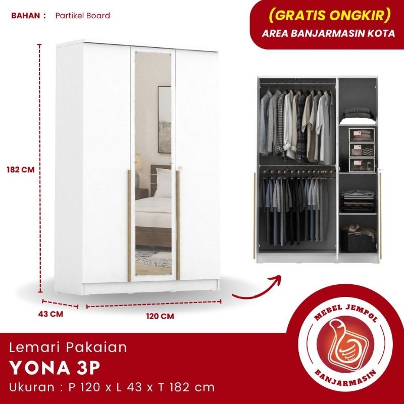 Jual ALMARI PAKAIAN YONA 3P | Shopee Indonesia