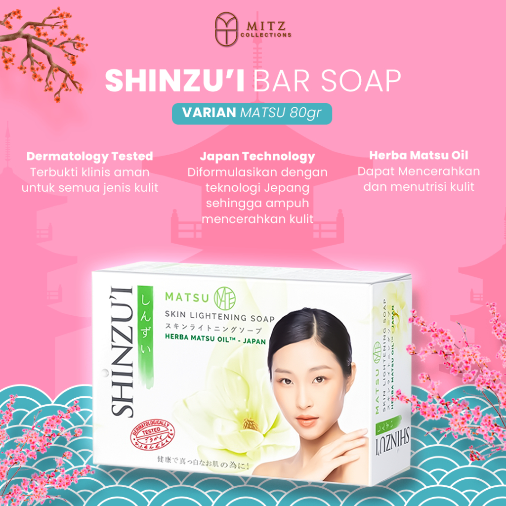 Jual Shinzui Bar Soap Matsu 80gr Sabun Mandi Batang Shinsui | Shopee ...