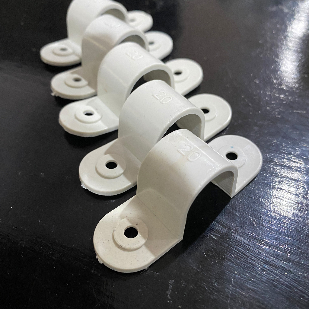 Jual Klem pipa conduit 20mm Klem Pipa Listrik PVC 20 mm PUTIH | Shopee ...