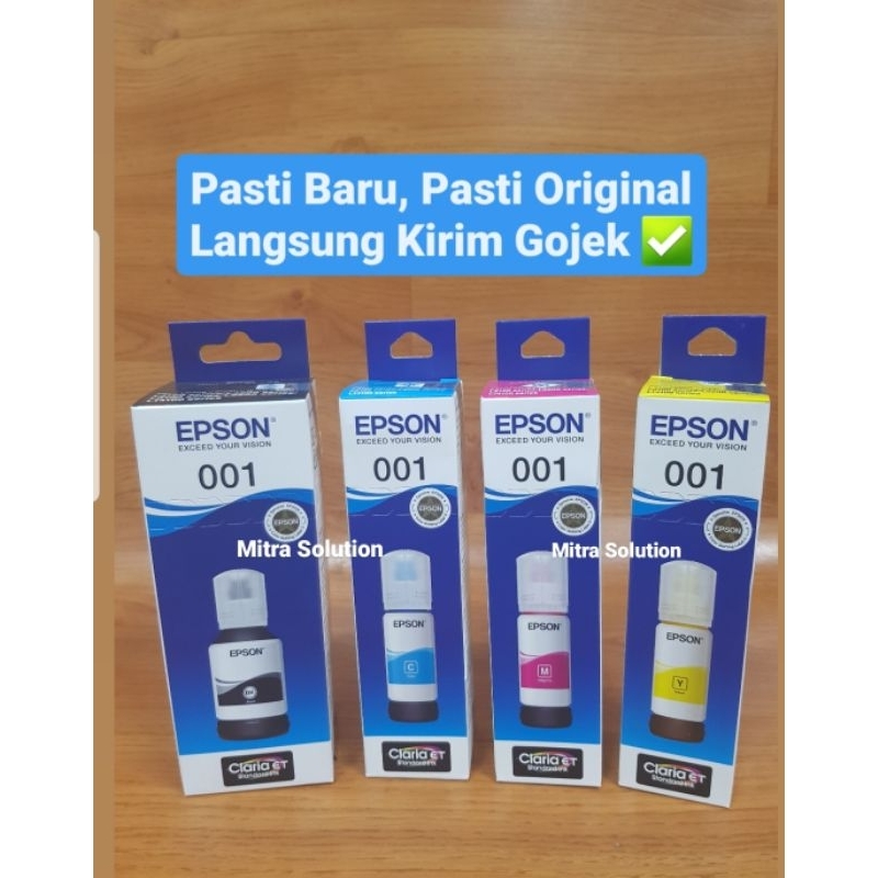Jual Tinta Epson 001 untuk L4100 / L4200 / L6100 / L6200 / L14100 ...