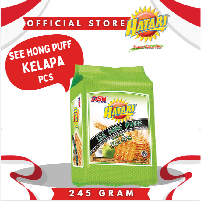 Jual HATARI SEE HONG PUFF KELAPA - PCS | Shopee Indonesia