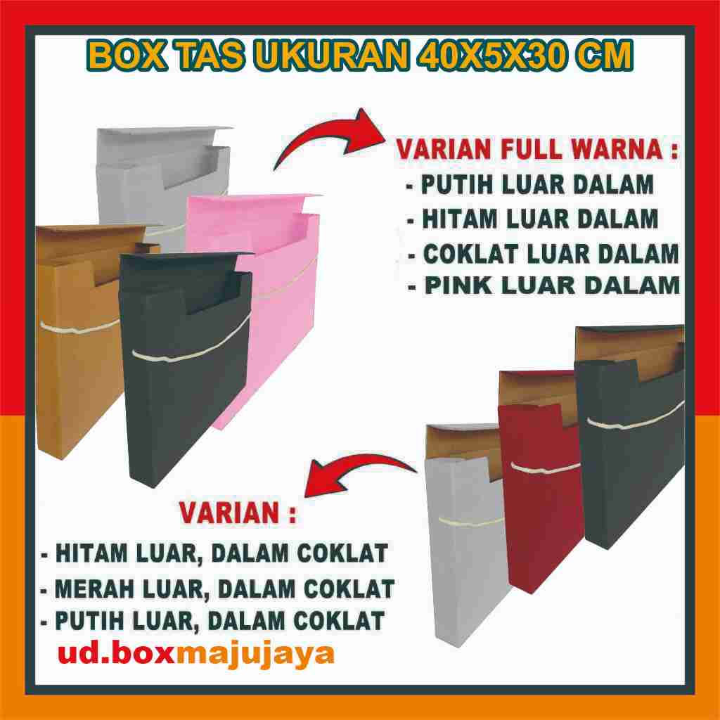 Jual Box Tas Ukuran 40x5x30 cm / Box Souvenir / Box Tas / Kardus Polos ...