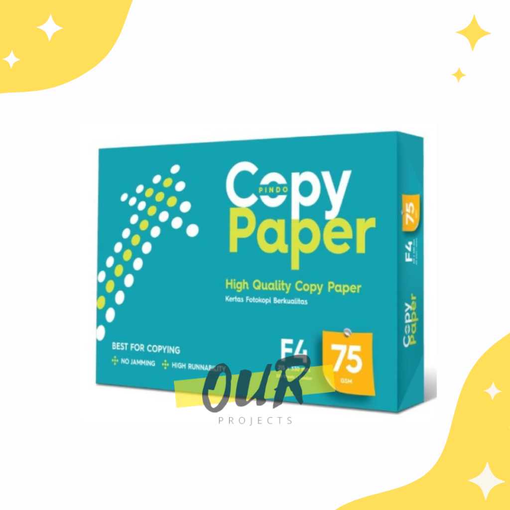 Jual HVS COPY PAPER dan COPIER F4 75 GR PUTIH, KERTAS PRINT RIM [Our ...