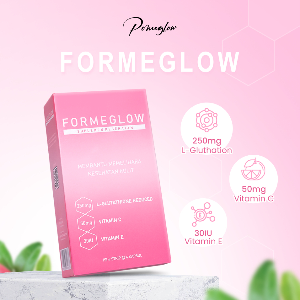 Jual FORMEGLOW - L Glutathione - Vitamin C - Vitamin E - Kapsul ...