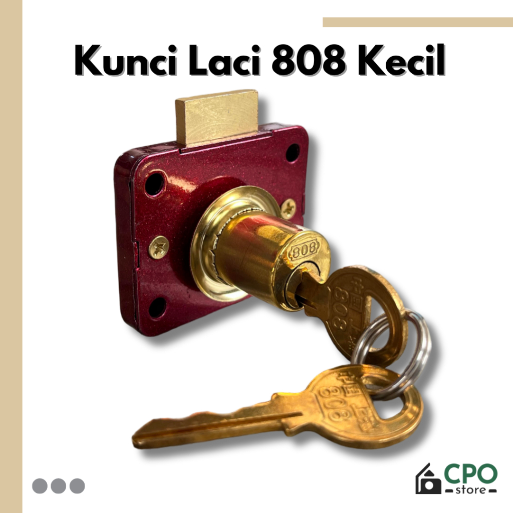 Jual Kunci Laci / Kunci Lemari 808 Kecil ORIGINAL | Shopee Indonesia