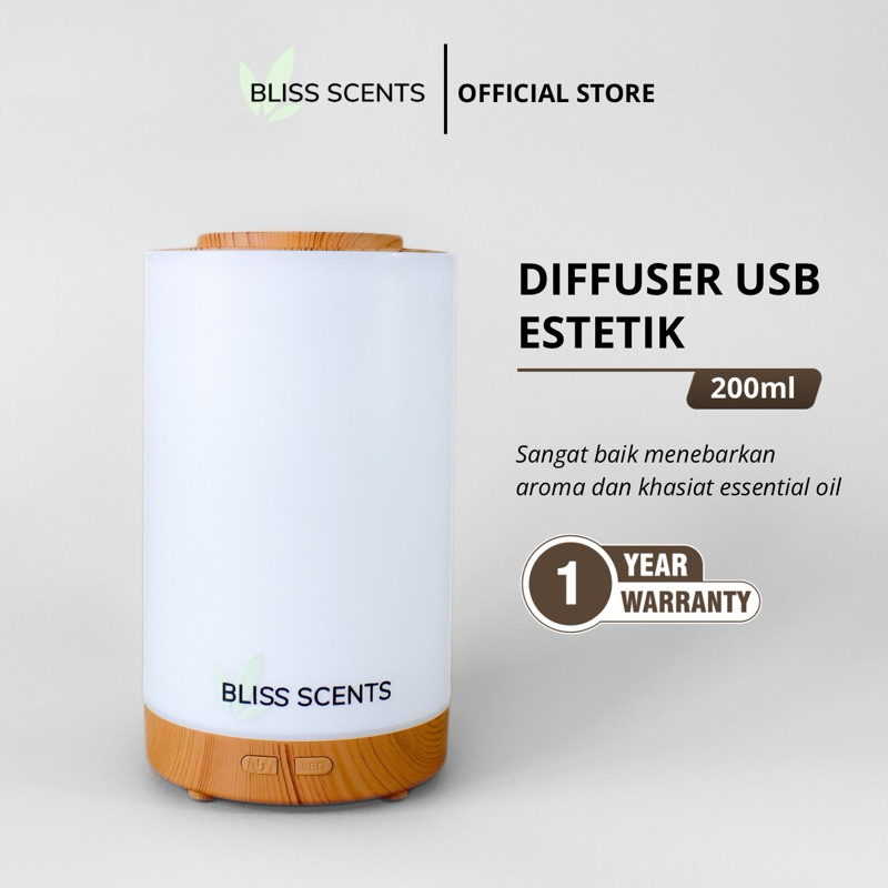 Jual BLISS SCENTS Diffuser Aromaterapi Ultrasonic USB | Shopee Indonesia