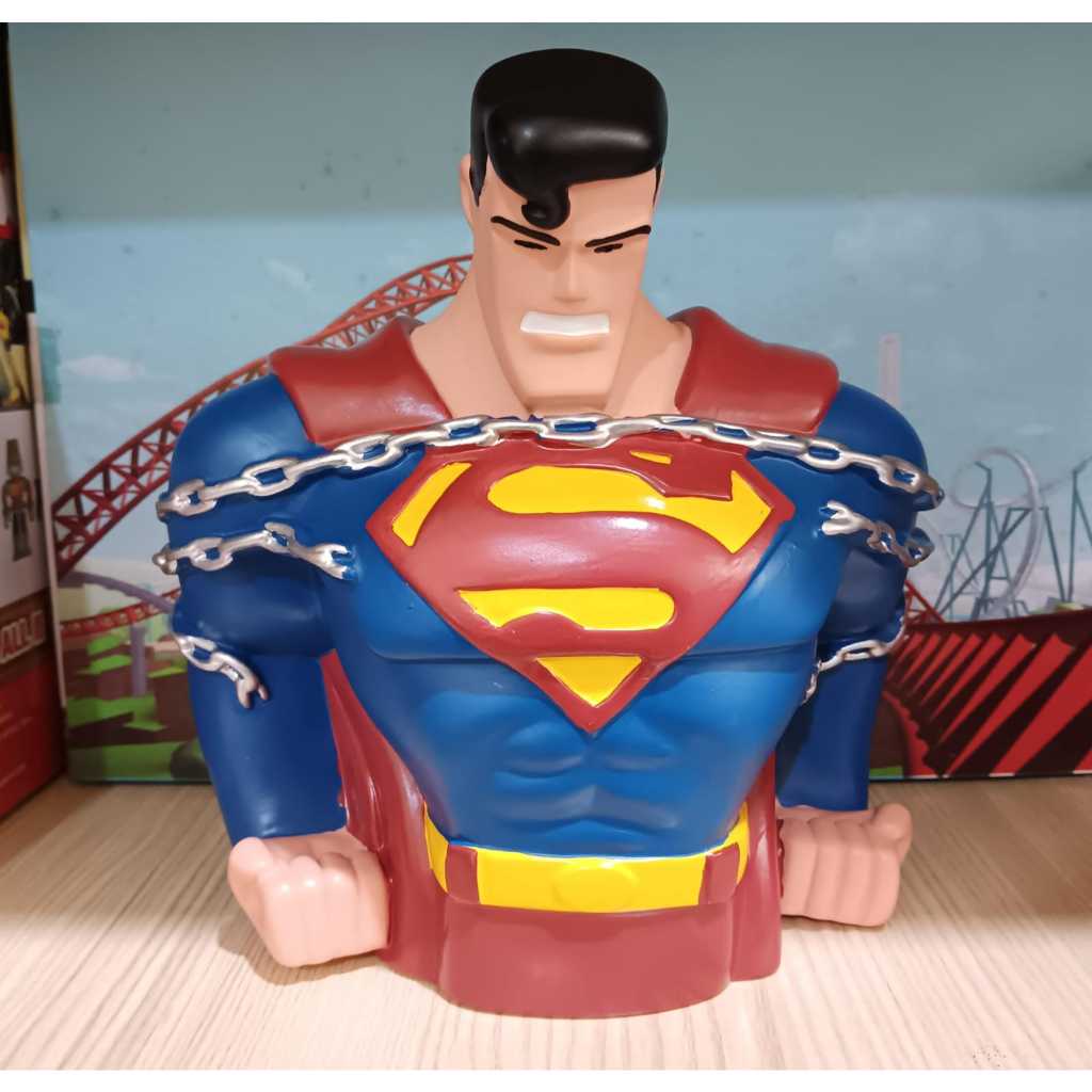 Jual DC Comics 3D Chained SUPERMAN Bust Coin Bank -Celengan Superman ...