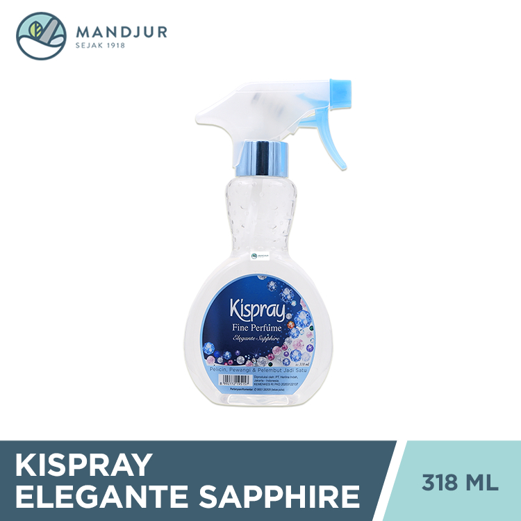 Jual Kispray Pewangi dan Pelembut Botol Elegante Sapphire 318 mL ...